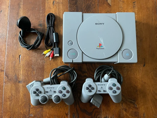 SONY PLAYSTATION 1 PS1 Console SCPH-7502 With Controllers & Cables / Working £42.99 - PicClick UK