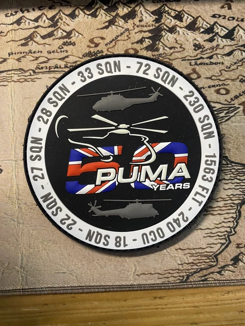 RAF PUMA 50 Years Of Service PVC 3.5" Round Patch £25.00 - PicClick UK
