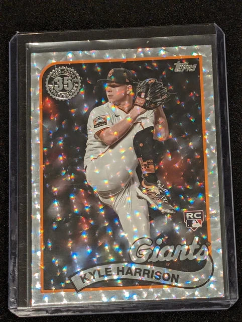 KYLE HARRISON MEGA SCATOLA SCHEDA FOIL ROOKIE RC 2024 Topps Series 1 ...