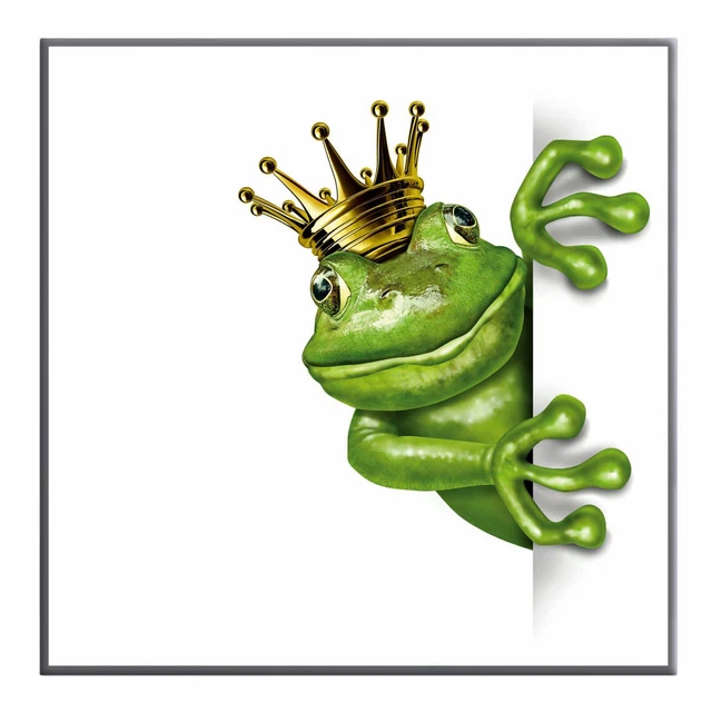 MAGNETTAFEL FROSCH KÖNIG Grimm Märchen Witzig Lustig Wand Krone ...