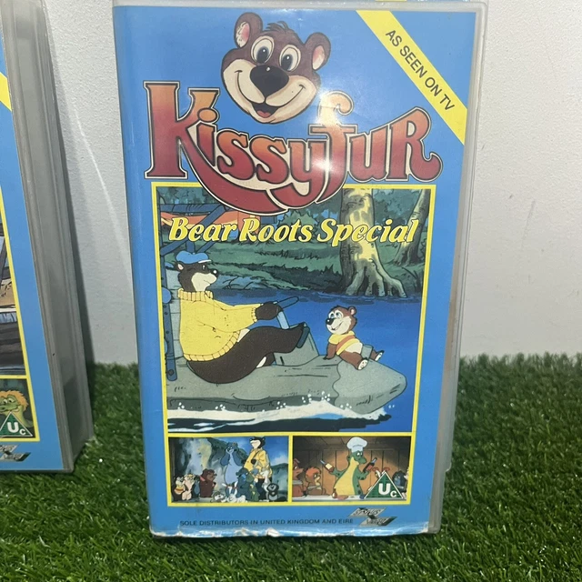 KISSYFUR BEAR (VHS 1985) Cartoon Bear X 3 Bundle £12.99 - PicClick UK