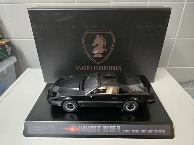 HOT WHEELS SUPER ELITE Knight Rider KITT K.I.T.T. 1/18 diecast model ...