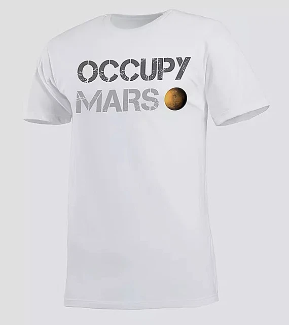 SPACEX ELON MUSK Occupy Mars T-Shirt Nwt 100% S-3Xl £6.37 - PicClick UK