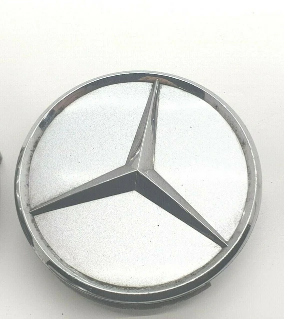 MERCEDES BENZ FELGENDECKEL Felge Deckel Nabendeckel 75mm CHROM ...