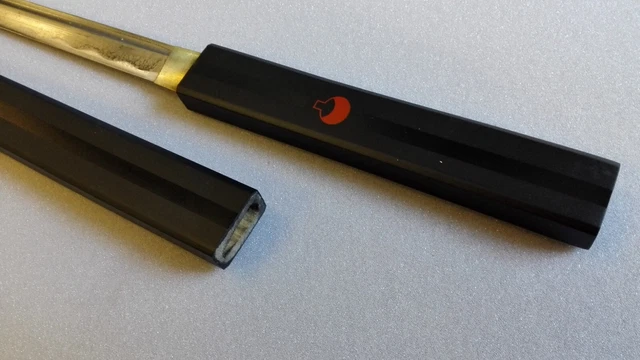 HANDMADE SHARP BLADE Naruto Sasuke Grass Cutter Black Ninja Sword ...