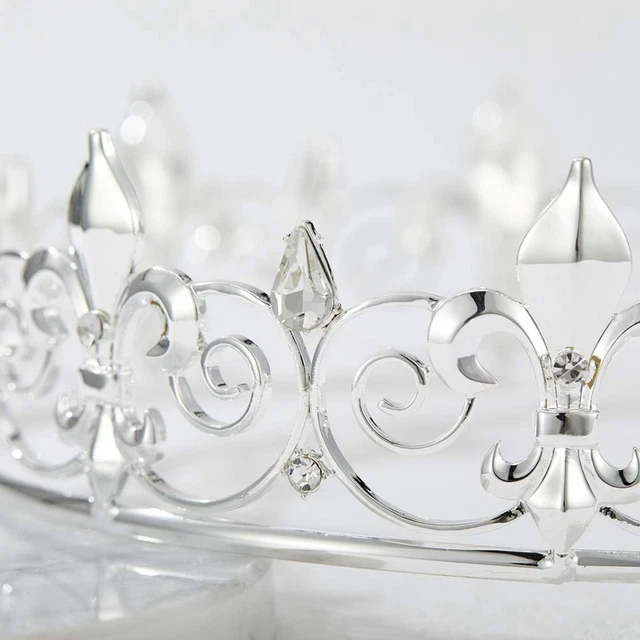 5X ROYAL Crown for Men - Metal Crowns and Tiaras, Full Round ...