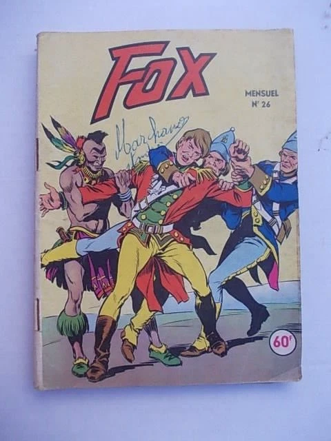 RARE N° 25 FOX 1956 Editions LUG petit format bande dessinée cow boy ...