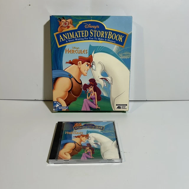 DISNEY DISNEY'S ANIMATED Storybook Hercules Big Box (PC/Mac CD-ROM ...