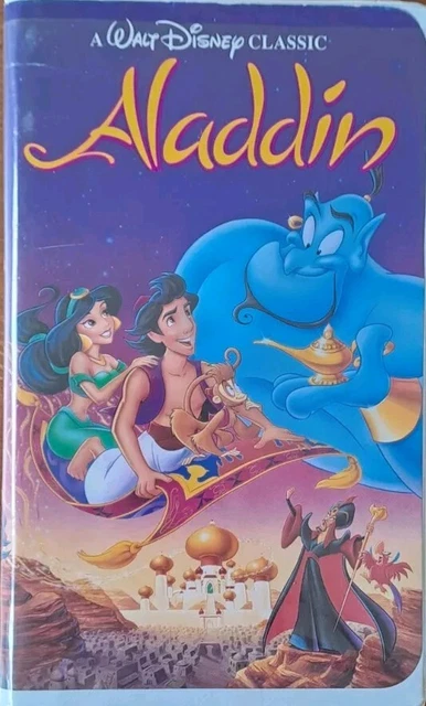 ORIGINAL WALT DISNEY - BLACK DIAMOND - VHS - ALADDIN - English Version ...