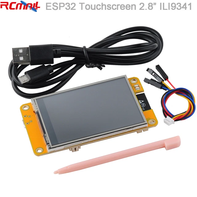 2.8 INCH ESP32 LCD Display Screen ESP-WROOM-32 Resistive Touch TFT ...