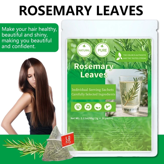 ROSEMARY LEAVES TEA Supports Hair Health The Color Is Authentic 2g Per ...
