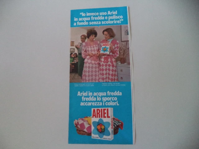 ADVERTISING PUBBLICITÀ 1976 DETERSIVO ARIEL EUR 3,70 - PicClick IT