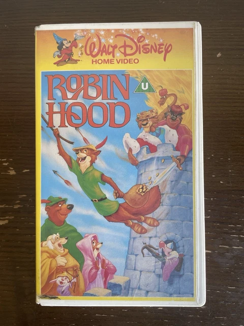 DISNEY ROBIN HOOD VHS First Edition 80’s Release Rare Vintage £16.32 ...