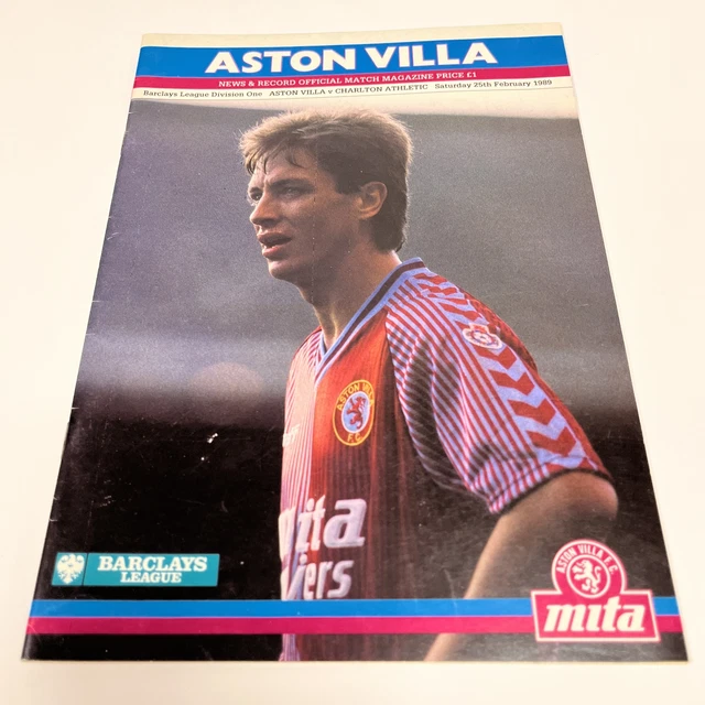 ASTON VILLA FOOTBALL Programmes Collection of 8 1980s 1990s Tottenham ...