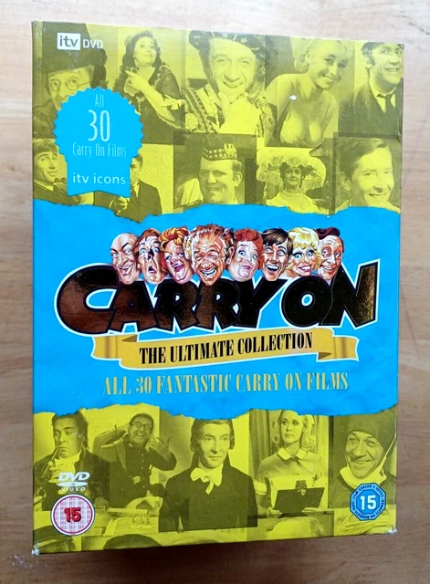 CARRY ON THE ULTIMATE COLLECTION All 30 films. region 2 uk DVD Box Set ...