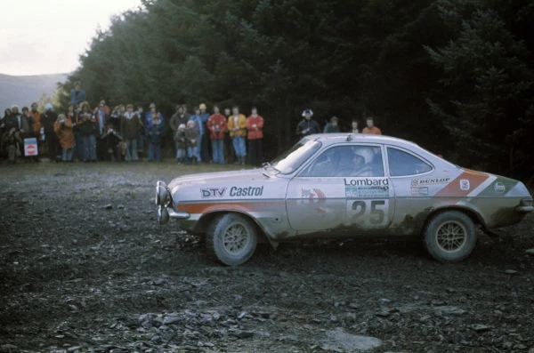 WILL SPARROW & Ron Crellin, Vauxhall Magnum WRC RAC Rally 1975 Old ...