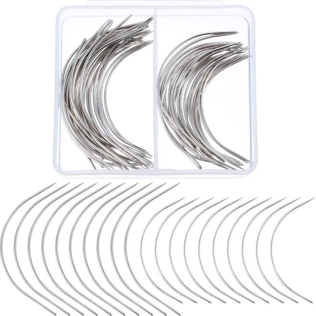 50PCS CURVED PIN Handmade Curved Pin Boxed Pin Set for Home £6.75 ...
