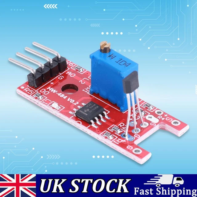 KY-024 SPEED COUNTING Sensor 4pin Hall Effect Magnetic Sensor DC 5V ...