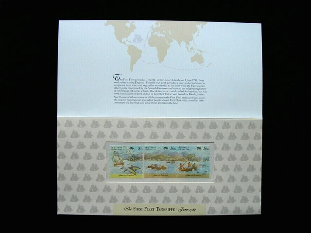 1987. AUSTRALIAN BICENTENNIAL. First Fleet At Teneriffe. First Day ...