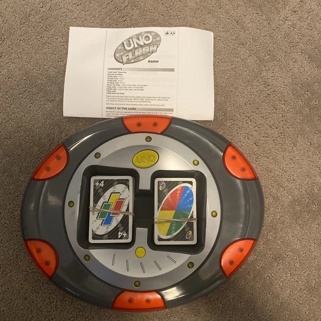 MATTEL UNO FLASH Electronic Card Game cards game unit NO BOX EUR 23,20 ...