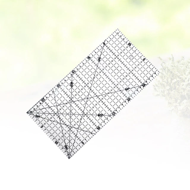 QUILTING RULERS TEMPLATES Quilter's Measuring Rulers Acrylic Quilters ...