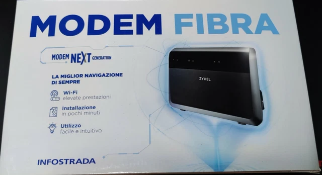 ZYXEL MODEM VMG8823-B50B Fibra ADSL WIRELESS ROUTER WI FI Infostrada ...