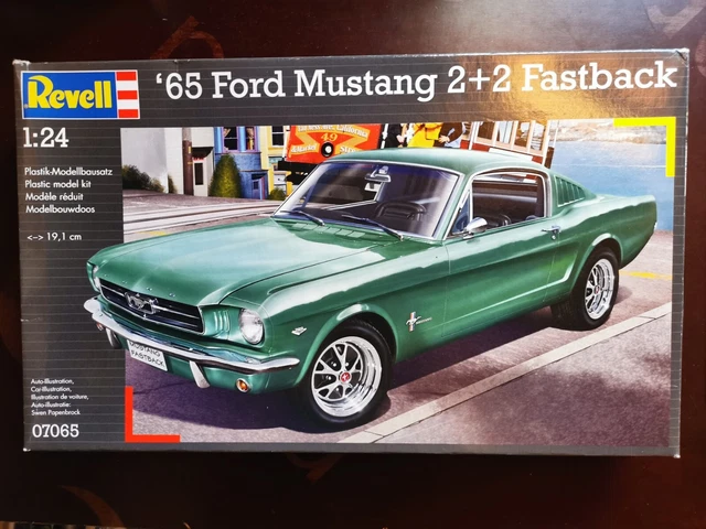 REVELL 07065 1/24 Ford Mustang 2+2 Fastback 65 Model Kit New Opened ...