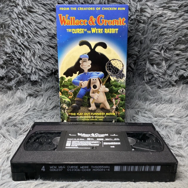 WALLACE & GROMIT The Curse Of The Were-Rabbit VHS Tape2005 DreamWorks ...