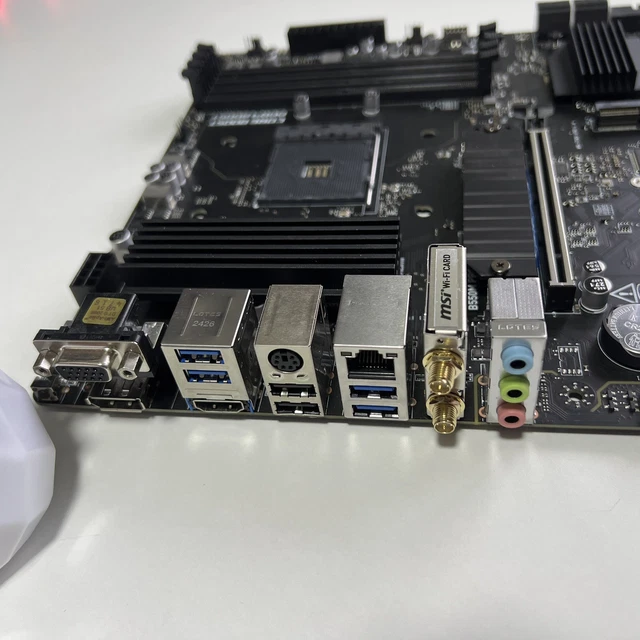 MSI B550M PRO-VDH WIFI AMD AM4 microATX Motherboard Ryzen 5000 Ready ...