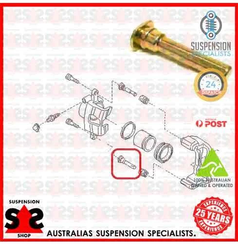 REAR AXLE GUIDE Bolt, Slider Pin, Brake Caliper Suit NISSAN Navara 3.2 D 4WD $30.88 - PicClick AU