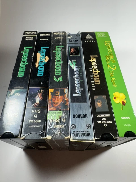 LEPRECHAUN VHS COLLECTION All 6 Movies (VHS, 1993) £135.38 - PicClick UK