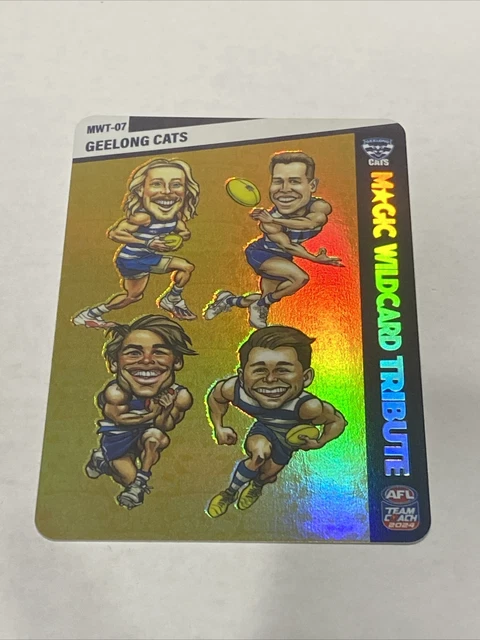 GEELONG CATS GOLD Magic Wildcard Tribute TeamCoach 2024 Card (MWT-07 ...