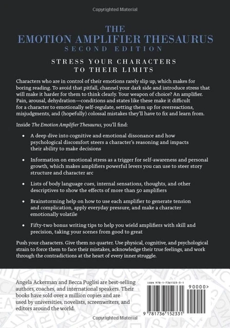 ANGELA ACKERMAN BECCA Puglisi The Emotion Amplifier Thesaurus (Poche ...