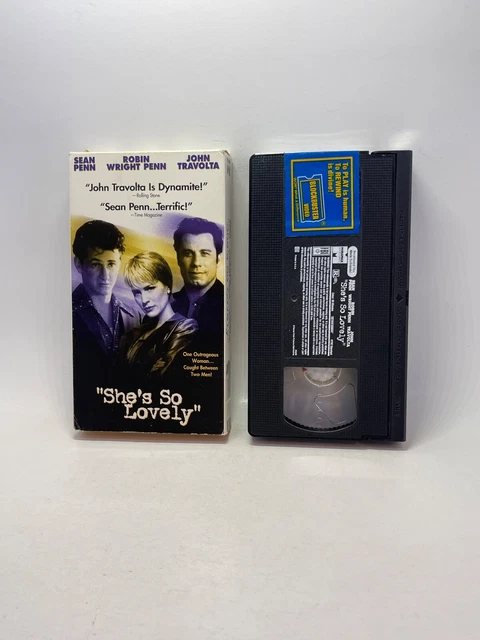 VINTAGE VHS SHE'S So Lovely Sean Penn Robin Wright Penn John Travolta £ ...