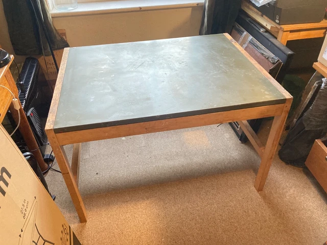 BRITISH THORNTON VINTAGE 1970s Drawing Architect Tilting Table Desk £52 ...