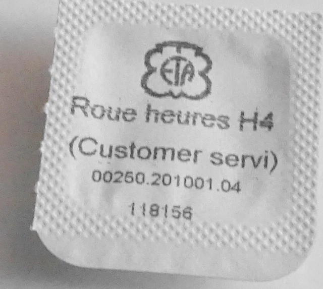 MONTRE ESA ETA 201.001 Roue Des Heures Hauteur 214 Part.250 EUR 7,00 ...