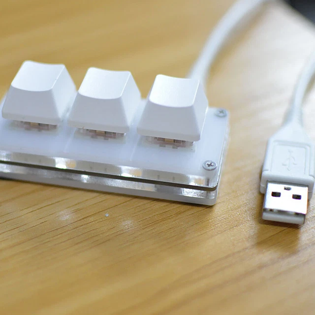 3-KEY GAMING KEYBOARD Programming Macro Keypads Mechanical Keyboard ...