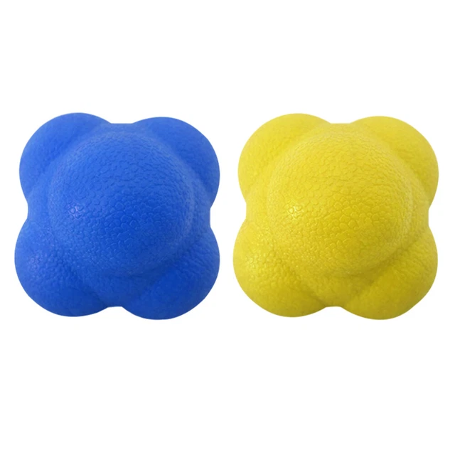 2 PCS BALLON D'agilité Balle Réflexe De Réaction Tennis Boule Base-ball ...