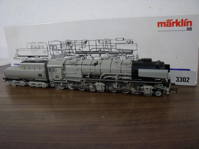 MÄRKLIN H0 3302 Dampflokomotive BR 53 der DRG "Mallet" neuw. OVP EUR ...