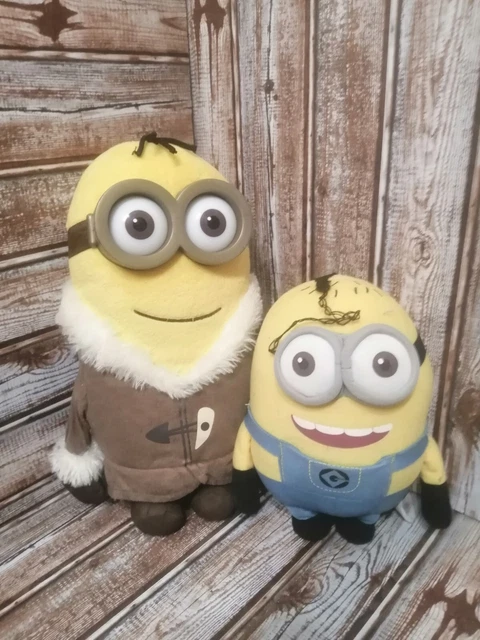 MINIONS DESPICABLE ME 2 Teddy Plush Soft Toy bundle pair dave and ice ...