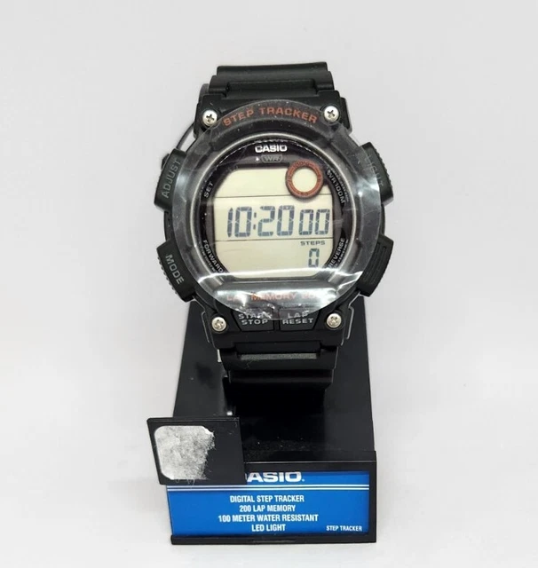 CASIO WS-2100H-1AV, STEP Tracker Watch 100 Meter WR 200 Lap Memory 5 ...