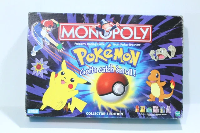 HASBRO MONOPOLY POKÉMON Gotta Catch'em All Collector's Edition 1998 Miss 1 Poke £21.74 - PicClick UK
