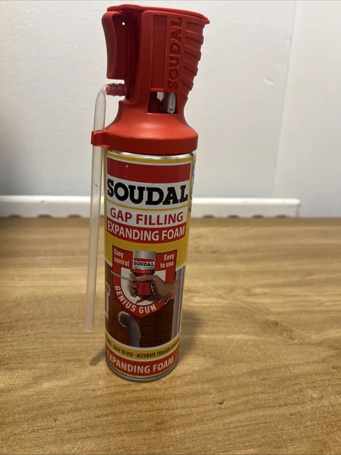 SOUDAL GENIUS GUN Gap Filling Expanding Foam 500ml Adhesives New £5.69 - PicClick UK