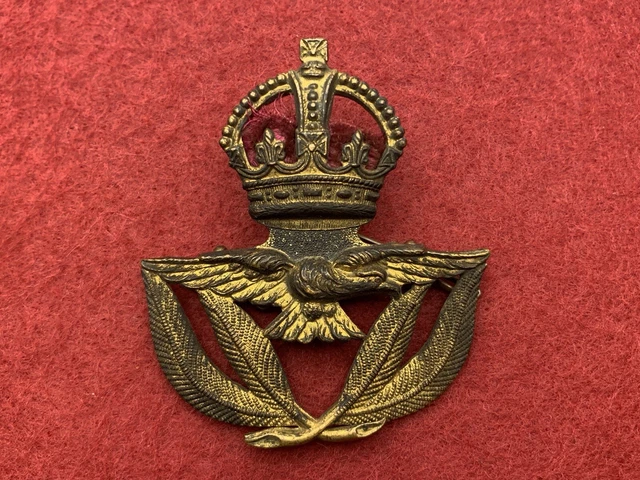 WW2 ORIGINAL WARRANT OFFICER ROYAL AUSTRALIAN AIR FORCE (RAAF) Hat Cap ...