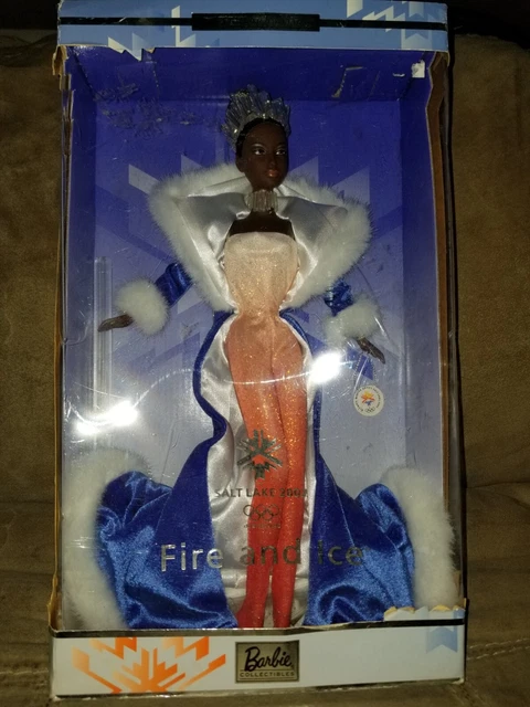BARBIE FIRE AND Ice Doll~ Salt Lake City Winter Olympics 2002 ~NEW ...
