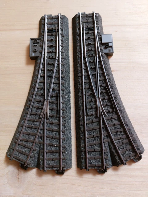 MÄRKLIN WEICHEN C gleis mit antrieb und decoder (ein mal 24612-ein mal 24611) EUR 75,00 ...