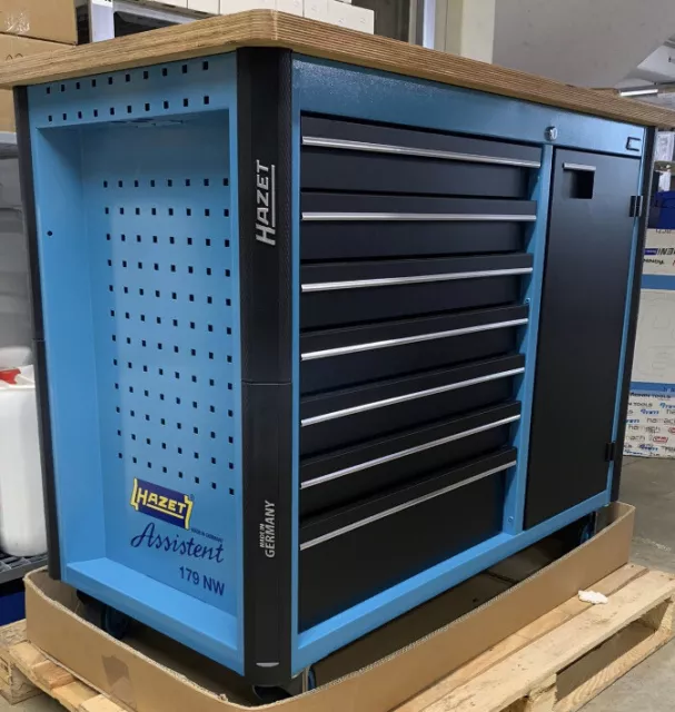 HAZET WAGEN Werkstattwagen Werkbank mit 7 Schubladen 340 Werkzeugen 179NW-7 EUR 4.990,00 ...