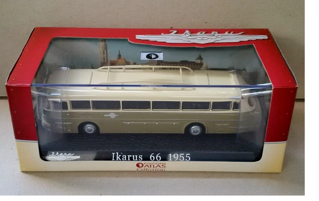 BUS DIE CAST Ikarus 66 - 1955 Échelle 1/72 Éditions Atlas [002] EUR 10 ...