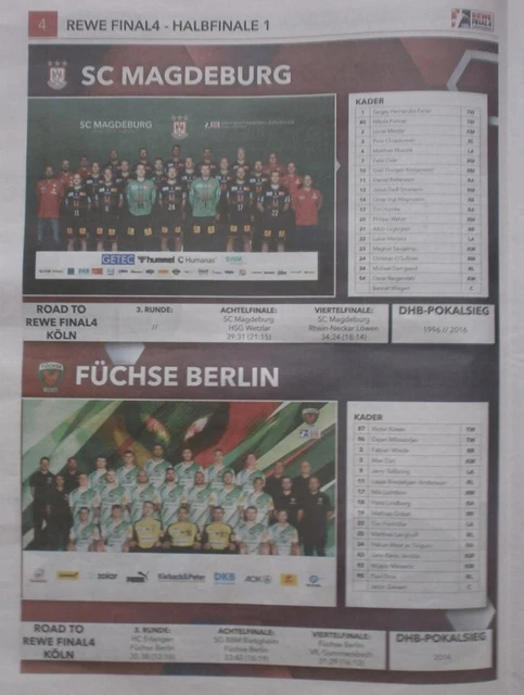 SC MAGDEBURG BEIM DHB-Pokal REWE Final4 2024 in Köln - HB-Kurier vom 12 ...