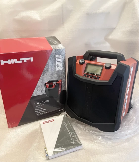HILTI NURON AKKU-BAUSTELLENRADIO R 6-22 Hilti Radio EUR 379,00 ...